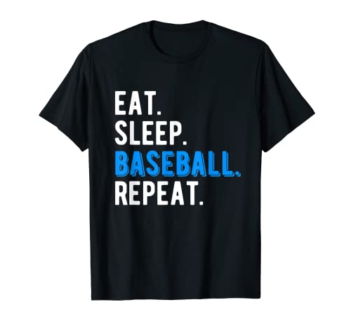 Eat Sleep Baseball Cool Player Coach Fan Cool Funny T-Shirt