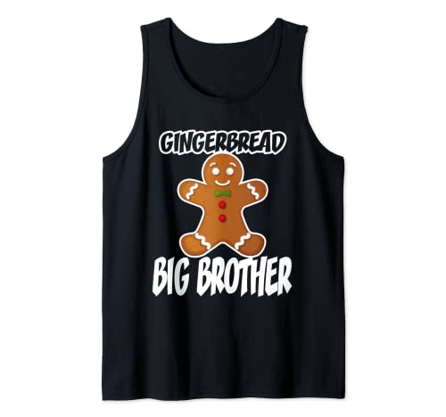 Gingerbread Big Brother Christmas Stocking Stuffer Tank Top