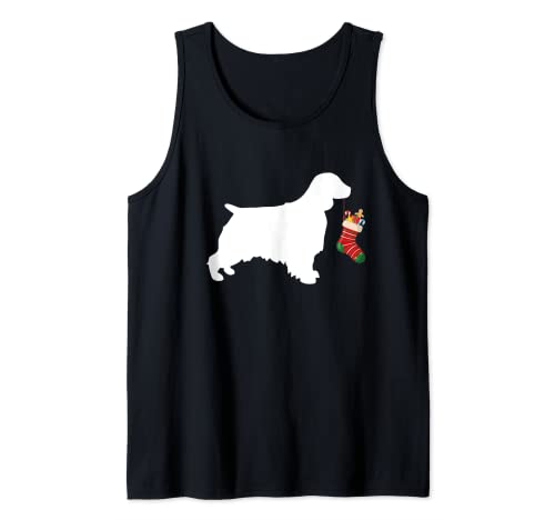 Welsh Springer Spaniel Christmas Stocking Stuffer Dog Tank Top