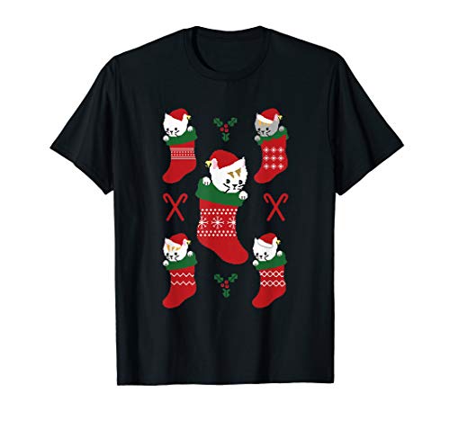 Christmas Kitties Stocking Stuffers T-Shirt