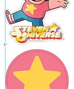 Steven Universe Gems Cartoon Network T Shirt & Stickers (Small) Navy