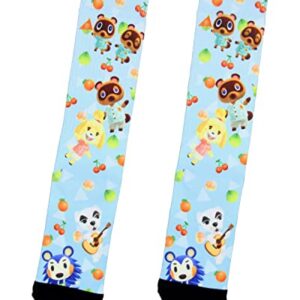 Bioworld Animal Crossing Men's Allover Character Sublimated Adult Crew Socks 1 Pair