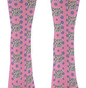 ThisWear Grandmother Gifts Best Gigi Ever Sock for Grandma Clothes Best Gigi Socks 1-Pair Novelty Crew Socks