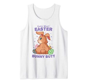 easter guess what bunny butt easter stocking stuffer tank top