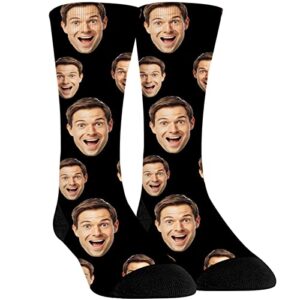 yofair custom face socks for men personalized funny socks with picture customized socks couples christmas gag gifts for women