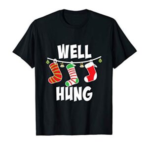 Christmas Stocking Adult Humor Funny T-Shirt