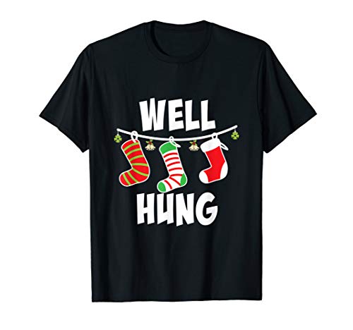 Christmas Stocking Adult Humor Funny T-Shirt