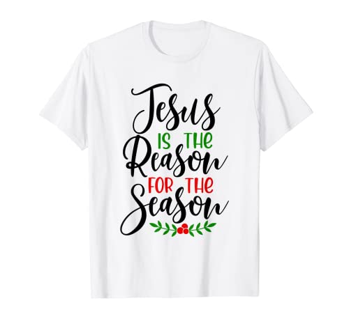 Christian Jesus The Reason Christmas Stocking Stuffer Gifts T-Shirt