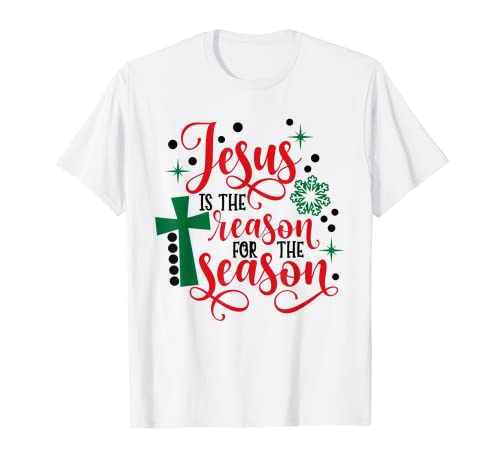 Christian Jesus The Reason Christmas Stocking Stuffer Gifts T-Shirt