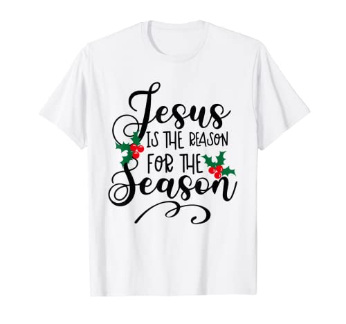 Christian Jesus The Reason Christmas Stocking Stuffer Gifts T-Shirt