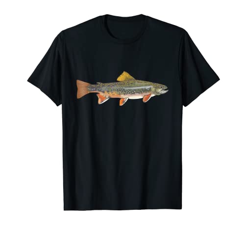 Speckled Brook Trout Fish Graphic Freshwater Fishing Gift T-Shirt