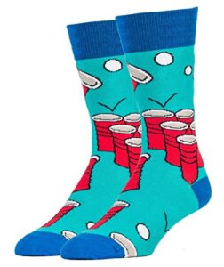 oooh yeah socks – mens crew – beer pong,one size