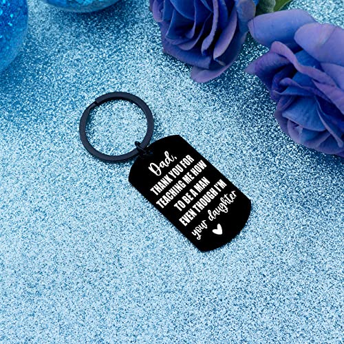 Valentines Day Gifts For Him Man Birthday Gifts for Dad Thank You Meaningful Dad Gifts from Daughter Dad Keychain for Fathers Day Birthday Easter Day Small Cheap Gifts for Men Key Chain Accessories