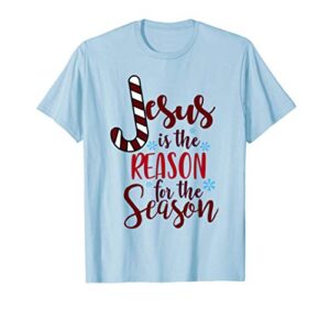 jesus the reason christian christmas stocking stuffer gifts t-shirt