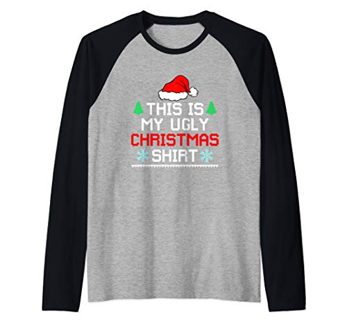 Ugly Christmas Sweater - Stocking Stuffers Raglan Baseball Tee