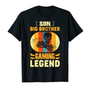 Funny Gamer Son Big Brother Gaming Legend T-Shirt