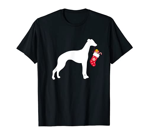 Whippet Christmas Stocking Stuffer Dog T-Shirt