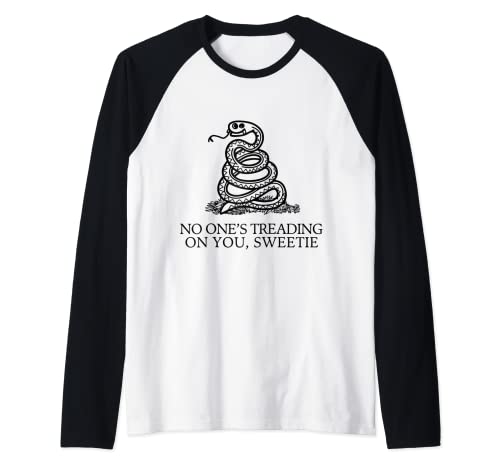 No One's Treading On You Sweetie Raglan Baseball Tee