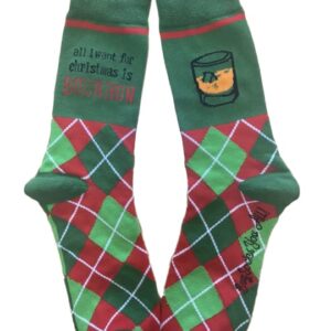 All I Want For Christmas is Bourbon Men's Socks