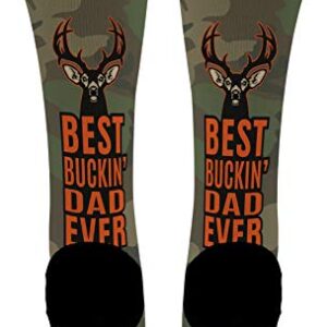 ThisWear Dad Birthday Gifts Best Dad Socks Dad Novelty Socks Fathers Day Present 1-Pair Novelty Crew Socks