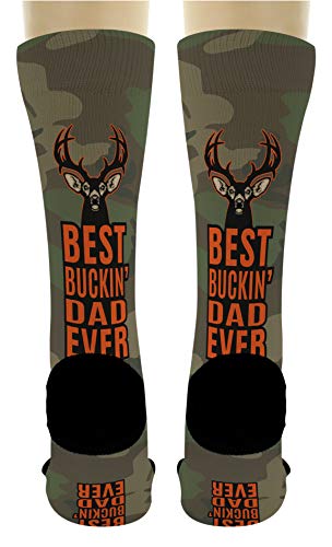 ThisWear Dad Birthday Gifts Best Dad Socks Dad Novelty Socks Fathers Day Present 1-Pair Novelty Crew Socks