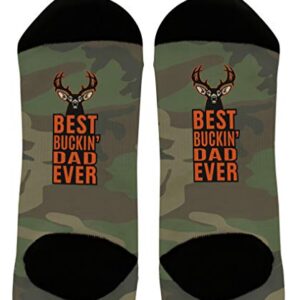 ThisWear Dad Birthday Gifts Best Dad Socks Dad Novelty Socks Fathers Day Present 1-Pair Novelty Crew Socks