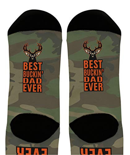 ThisWear Dad Birthday Gifts Best Dad Socks Dad Novelty Socks Fathers Day Present 1-Pair Novelty Crew Socks