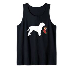 dogue de bordeaux christmas stocking stuffer dog tank top