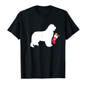 Newfoundland Christmas Stocking Stuffer Dog T-Shirt T-Shirt