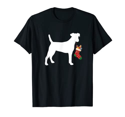 Fox Terrier Christmas Stocking Stuffer Dog T-Shirt