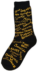 pittsburghese socks (black)