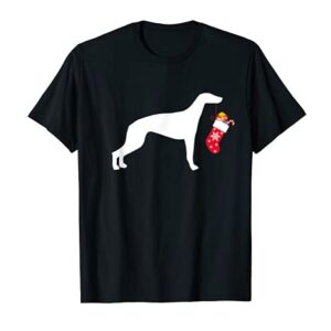 Greyhound Christmas Stocking Stuffer Dog T-Shirt