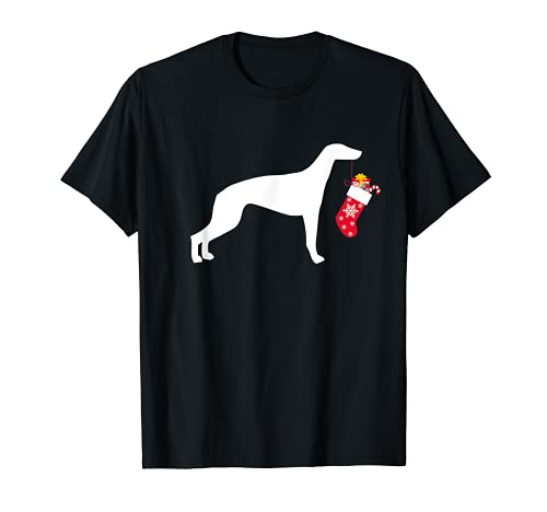 Greyhound Christmas Stocking Stuffer Dog T-Shirt