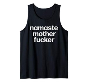 namaste mother fucker | yoga christmas stocking stuffer tank top