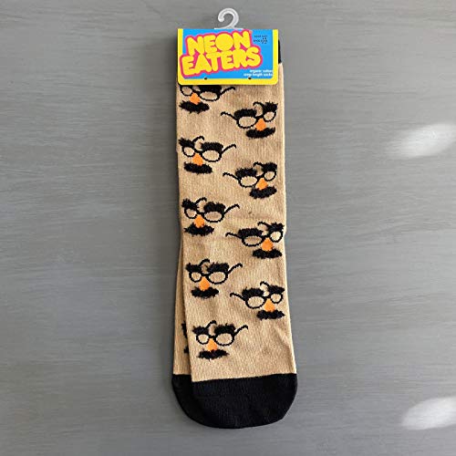 Humor Me Groucho Marx Socks Kids,Womens & Mens Novely, Funky, Crazy, Funny Humor Me Medium