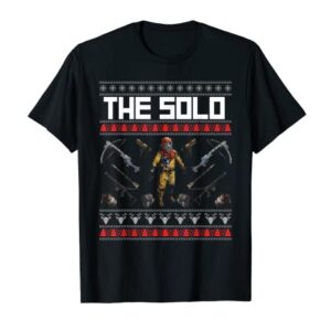 Rust the game retro Christmas pixel face punch solo T-Shirt