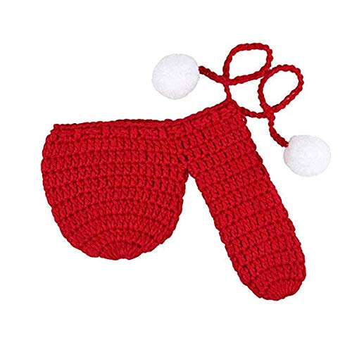 Funny Knit Willy Warmer Men Stocking Stuffer with Snow Balls Naughty White Elephant and Christmas Gag Gifts for Him Husband Boyfriend