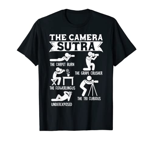 Camera Sutra Funny Photographer Pose Photography T-Shirt