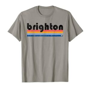 Vintage 80s Style Brighton MI T-Shirt