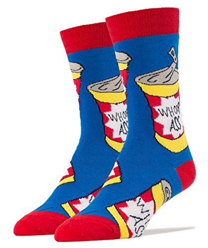 Mens Crew Funny Novelty Socks Whoop Ass