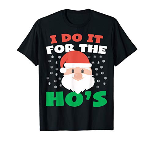 Santa Ho's Funny Adult Humor Christmas T-Shirt