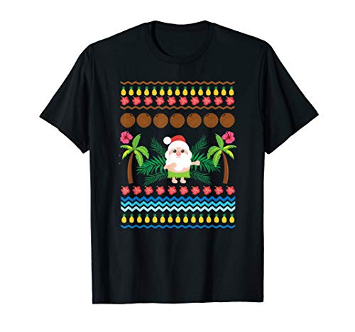 Hawaiian Christmas Hawaii Funny Ugly T-Shirt