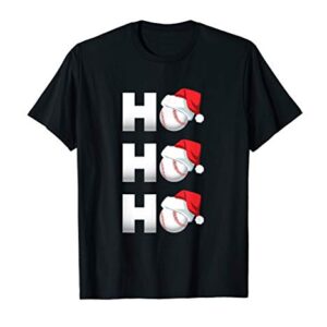 Christmas Baseball Funny Cute T-Shirt