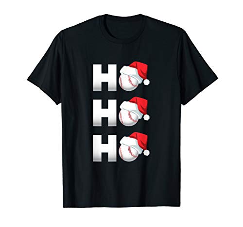 Christmas Baseball Funny Cute T-Shirt