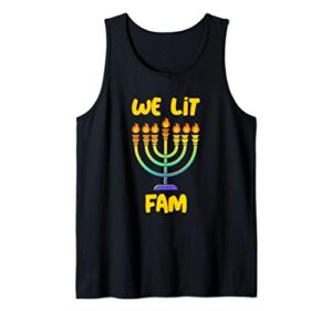 hanukkah gift stocking stuffers – hebrew israelites menorah tank top