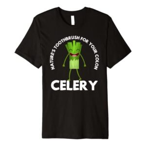 Celery Natures Toothbrush For Your Colon Funny Women Men Premium T-Shirt