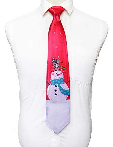 JEMYGINS Original 4PCS One-off Christmas Tie Mens and boys Necktie for Festival (7)