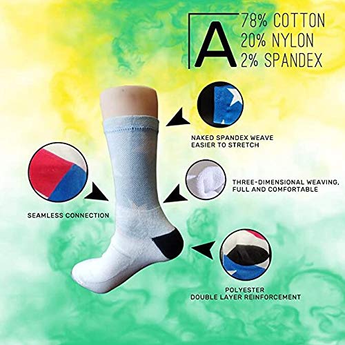 antfeagor Travel Around The World Airplane Routes Soft Cotton Socks Unisex Crew Crew Socks Suitable for Jogging