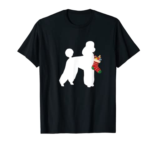 Poodle Christmas Stocking Stuffer Dog T-Shirt