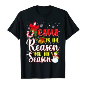 Christian Jesus The Reason Christmas Stocking Stuffer Gifts T-Shirt